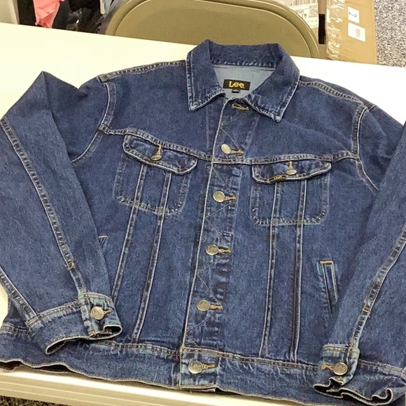 Lee | Jackets & Coats | Lee Mens Dark Blue Denim Jacket | Poshmark